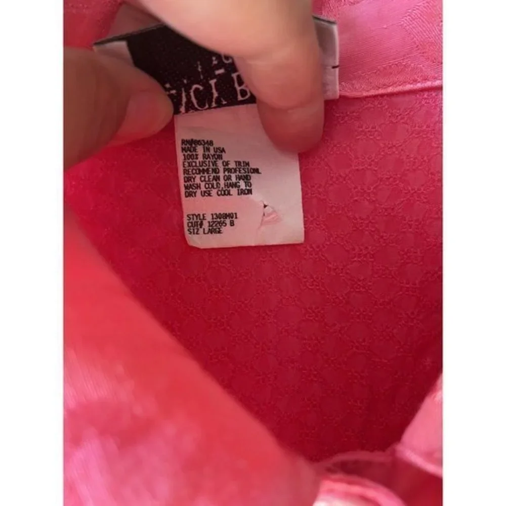 City Girl | Tops | Vintage Nancy Bolen Pink Patchwork Blouse Womens ...